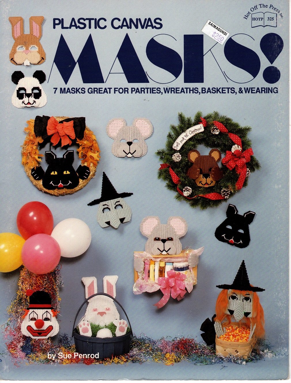 Plastic Canvas Masks! Book - Hot Off the Press, Inc HOTP 325
