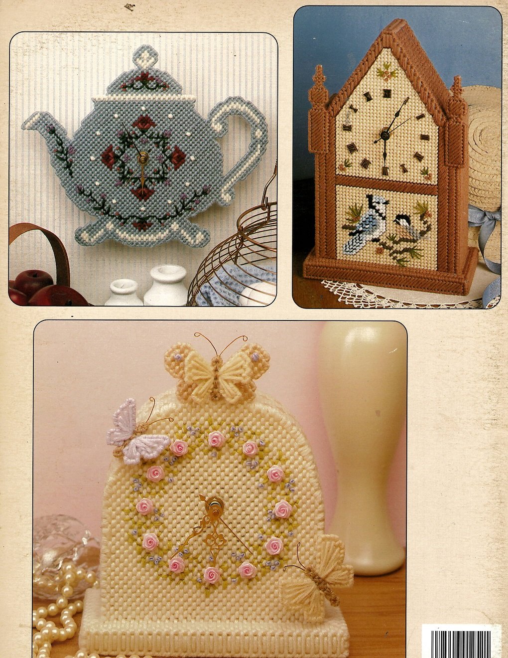 Classic Clocks in Plastic Canvas Pattern Book - Leisure Arts Leaflet 1252