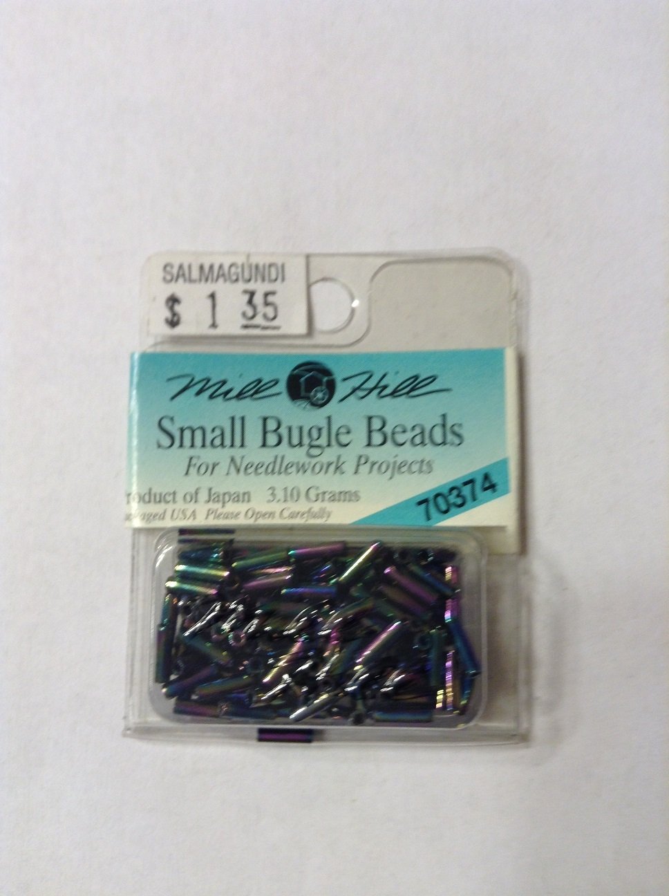 Mill Hill 70374 Rainbow Small Bugle Beads - 6mm Long