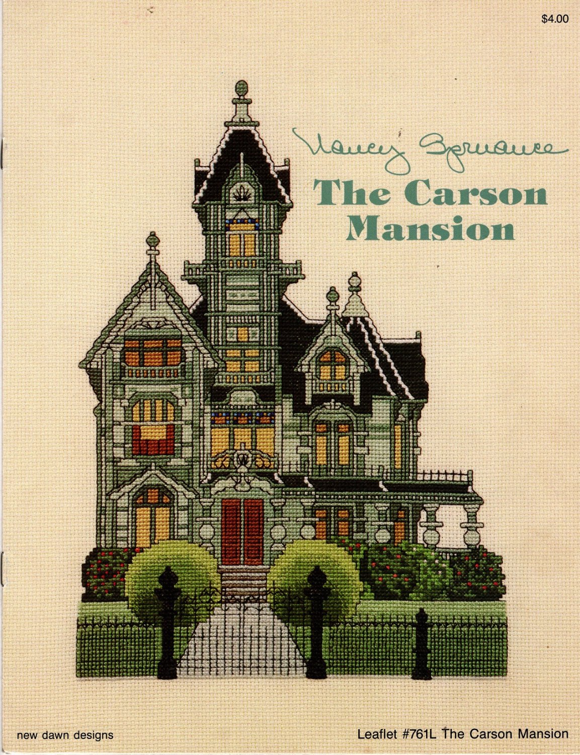 Nancy Spruance The Carson Mansion Cross Stitch Pattern - New Dawn ...