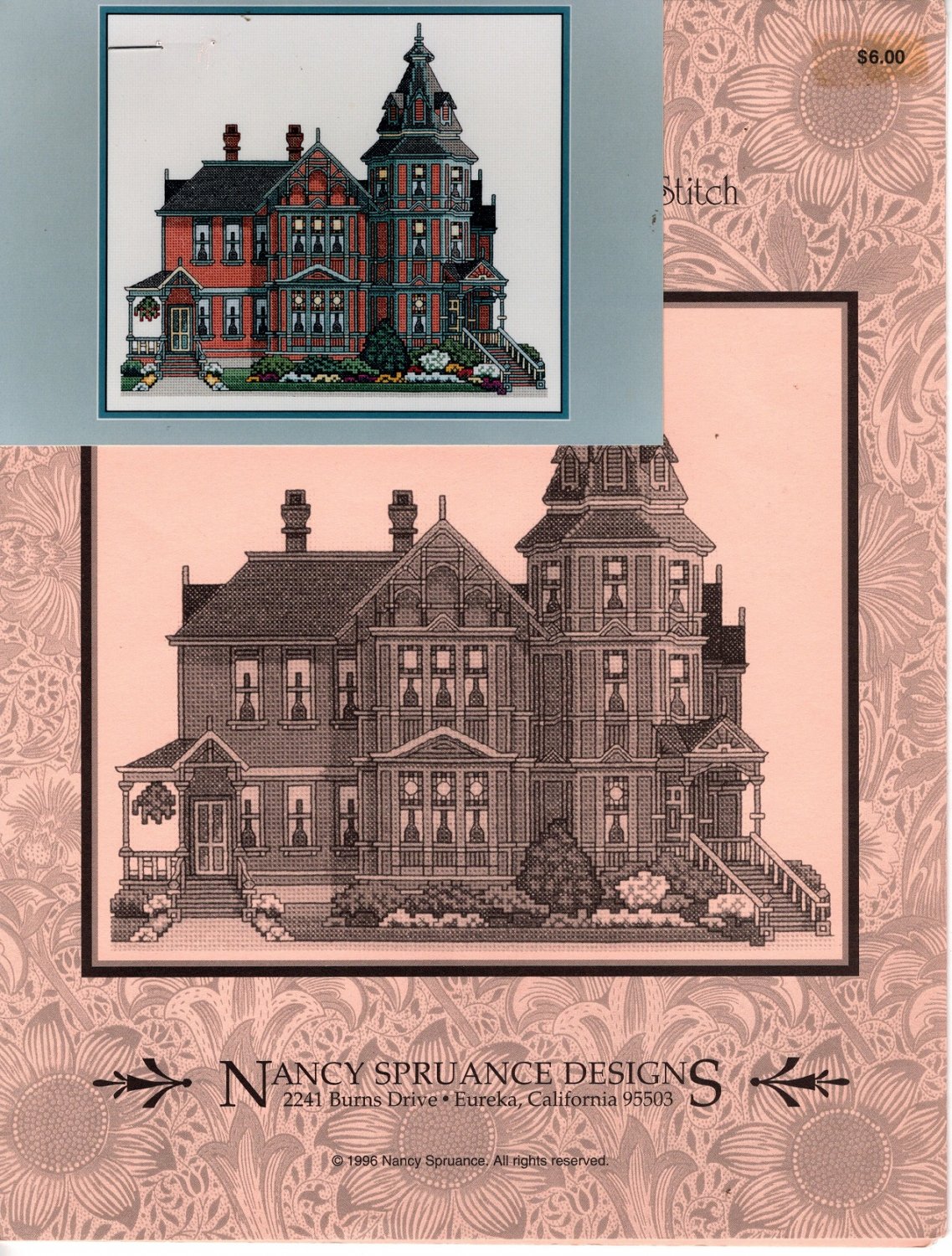 Nancy Spruance The Carson Mansion Cross Stitch Pattern - Nancy Spruance ...