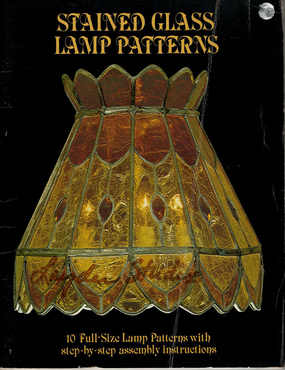 Stained Glass Lamp Patterns - 10 Full-Size Patterns - Hidden House ...