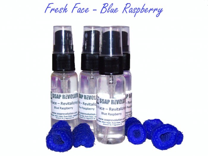 Blue Raspberry - Fresh Face Revitalizing Spray - All Natural - 1 fl. oz