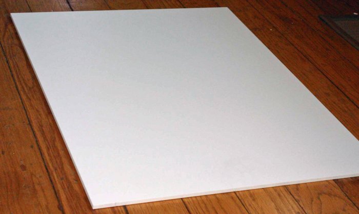 White Komatex 6mm 1/4" 8pcs 18"x24" rigid PVC graphics sign board Sintra