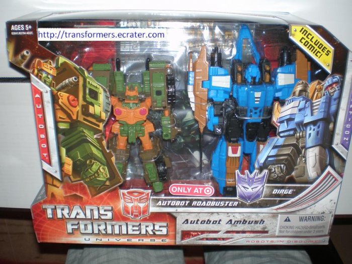 Transformers Universe Autobot Ambush - Roadbuster and Dirge