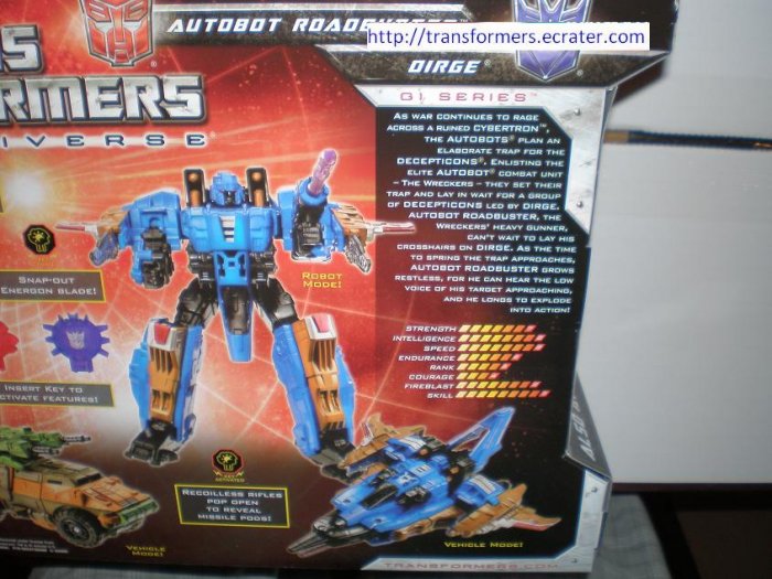 Transformers Universe Autobot Ambush - Roadbuster and Dirge