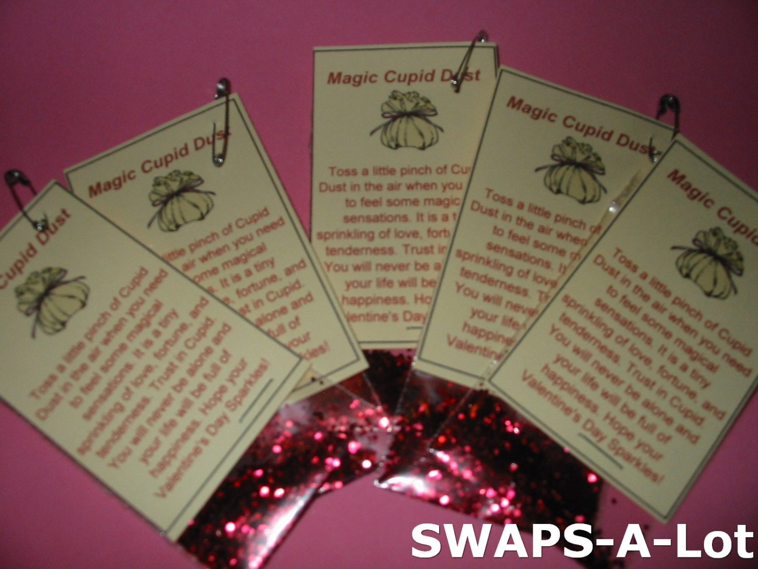 Mini Magic Cupid Dust Girl Scout SWAPS Kids Craft Kit makes 25