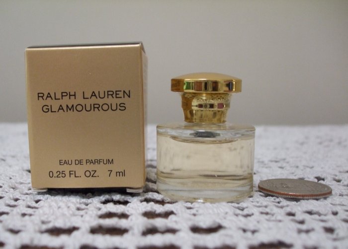 NIB MINI Ralph Lauren Glamorous Eau de Parfum 0.25 fl. oz./7 ml