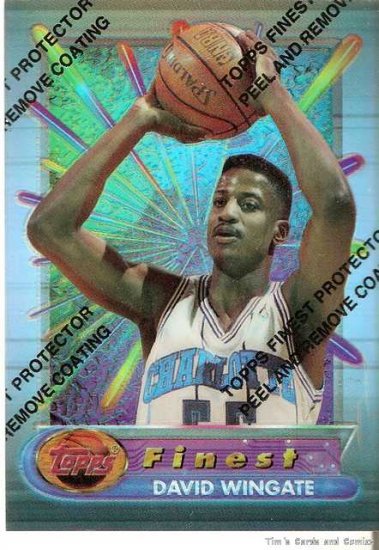 1994-95 Finest Basketball Refractors #121 David Wingate