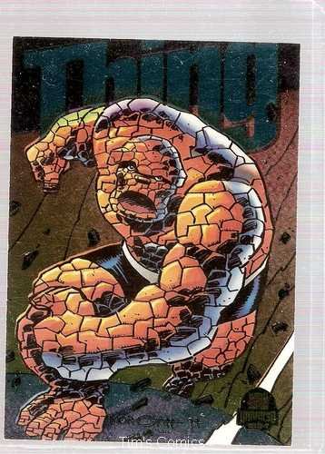 Marvel Universe 1994 Power Blast Card #9 The Thing