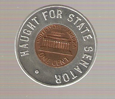 1970 Good Luck Encased Penny Token