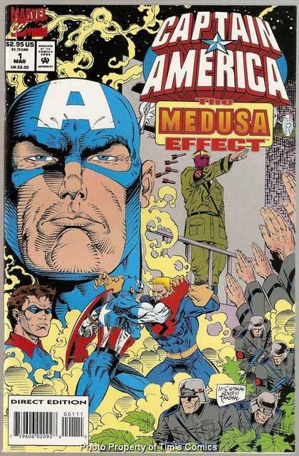 Captain America: Medusa Effect #1 Marvel Comics March 1994 FN
