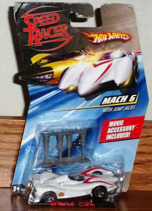 Hot Wheels Speed Racer MACH 6 Race Car With Jumping Jacks 2007 New