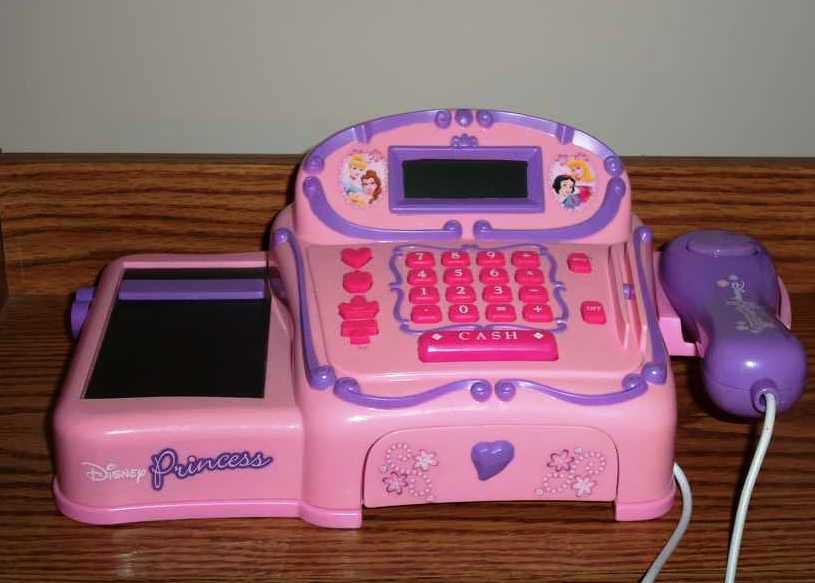 Disney Princess Talking Cash Register Used