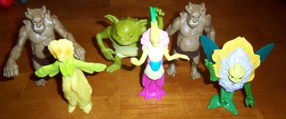 McDonald's Spiderwick Chronicles Happy Meal Toys Lot of 7 Loose Used