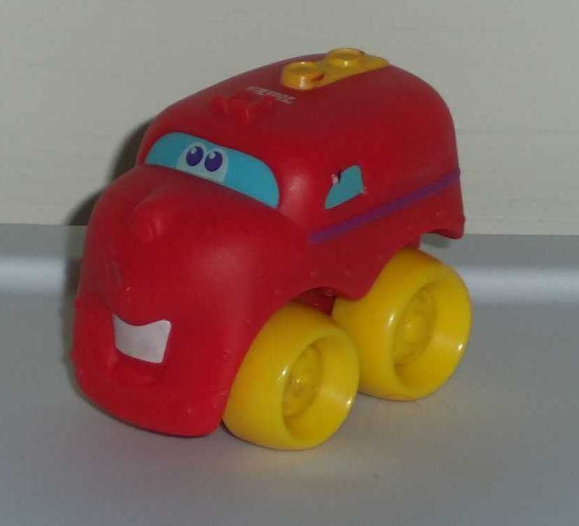 Playskool Tonka Wheel Pals Mini Red Train Engine Loose Used