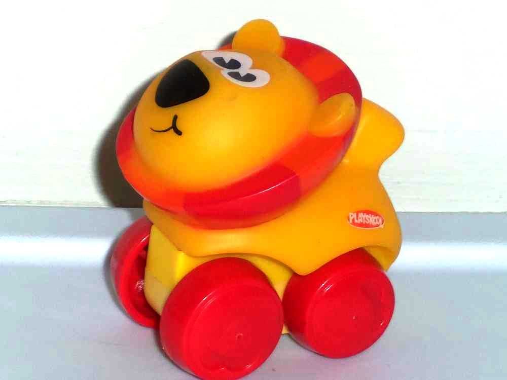 Playskool Wheel Pals Mini Animal Tracks Lion Loose Used