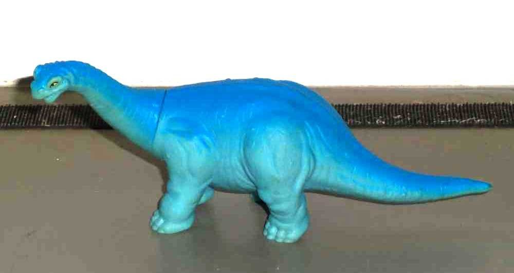 Wendy's 1988 Playskool Definitely Dinosaurs Apatosaurus Blue Dinosaur ...