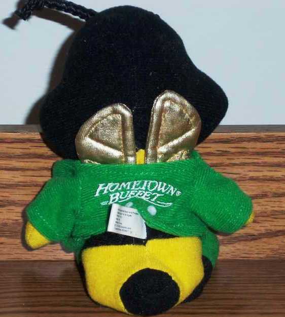 Hometown Buffet Restaurant H. T. Bee Plush Toy 1998 Loose Used