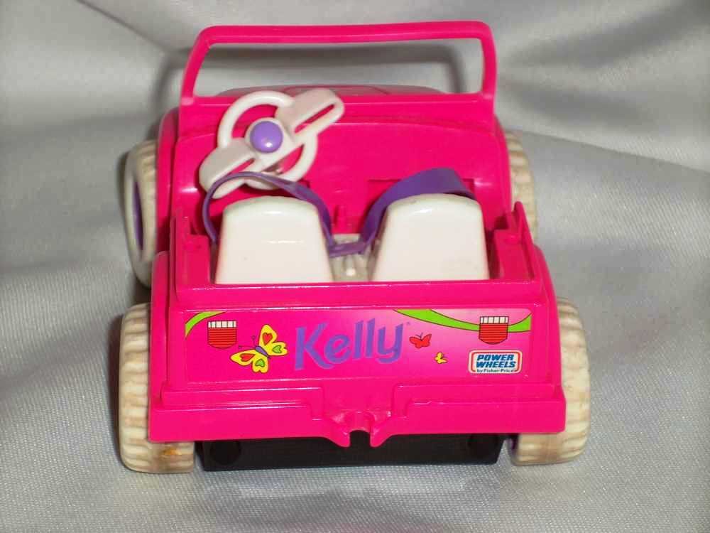 Fisher-Price Barbie Kelly Power Wheels Jeep Mattel 1997 Loose Used
