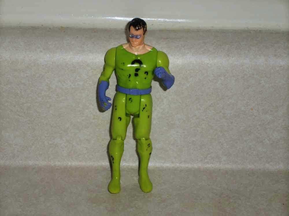 DC Comics Super Heroes Riddler Action Figure Batman Toy Biz 1989 DC ...