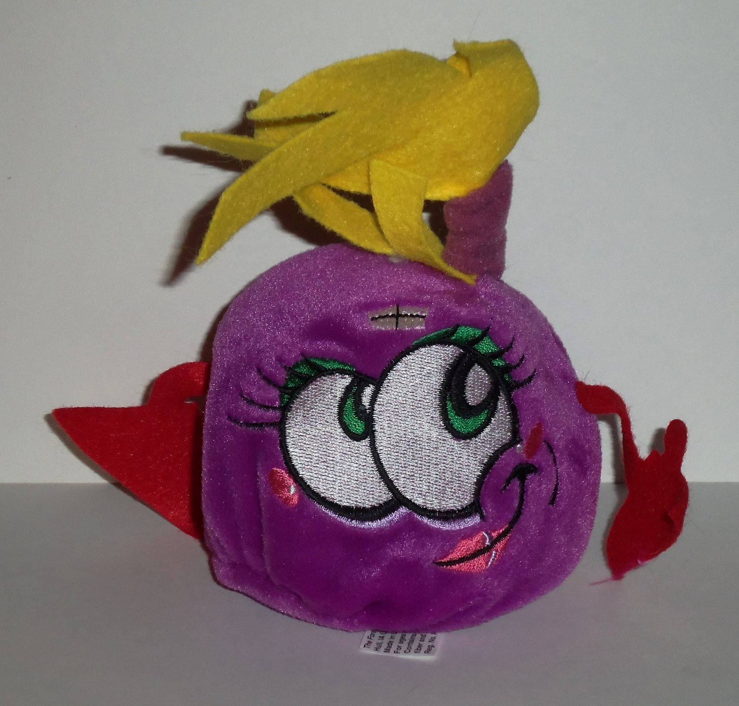 Bizzerks Candys That Fizz Dizz Plush Beanie Toy Foreign 1999 Loose Used