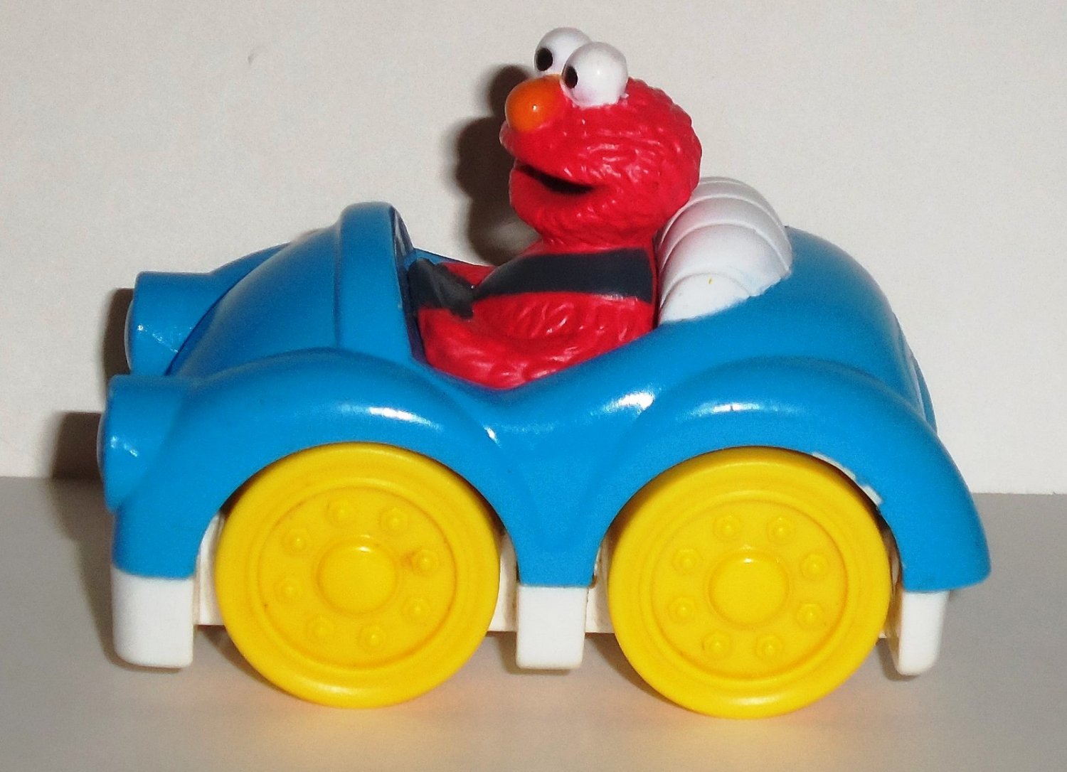 Sesame Street Elmo in Blue Car Cake Topper Bakery Crafts 2010 Loose Used