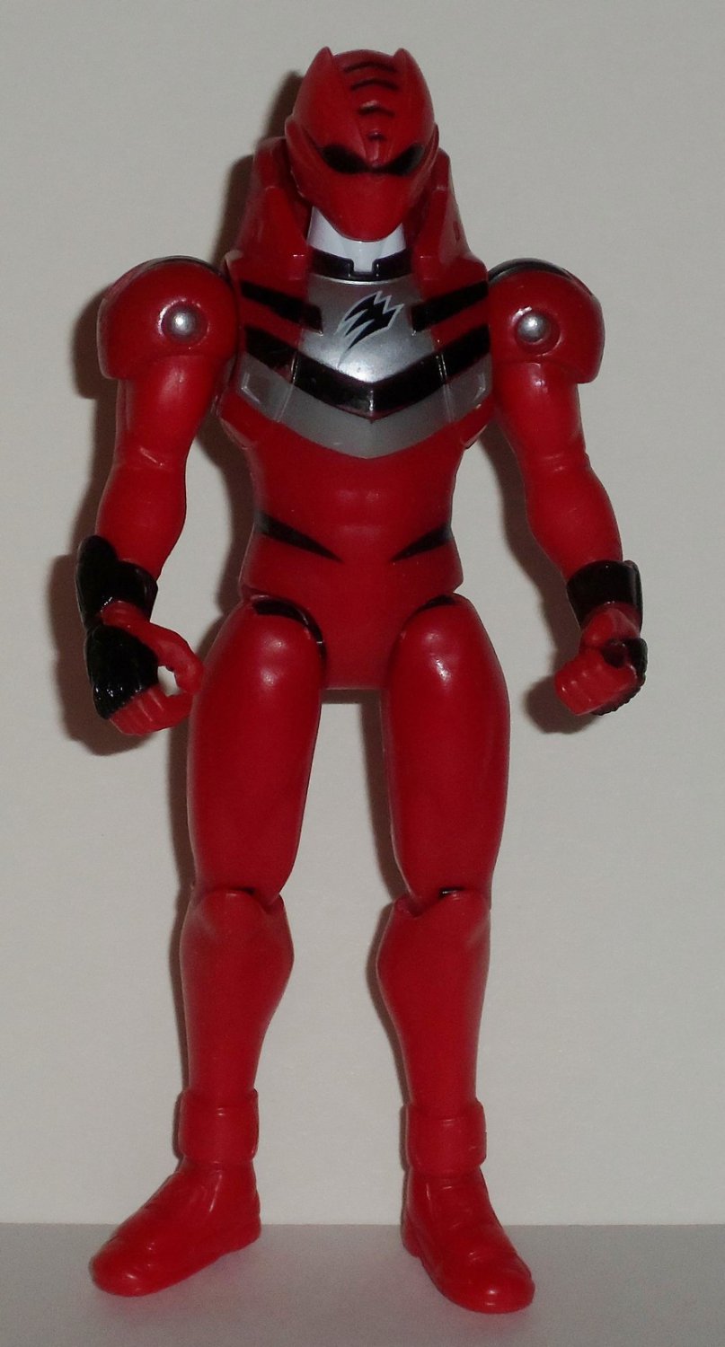 Power Rangers Jungle Fury Red Tiger Action Figure Bandai 2008 Loose Used