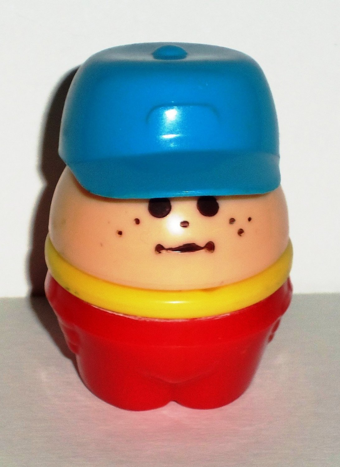 Little Tikes Toddle Tots Bald Boy with Large Hat Figure Loose Used