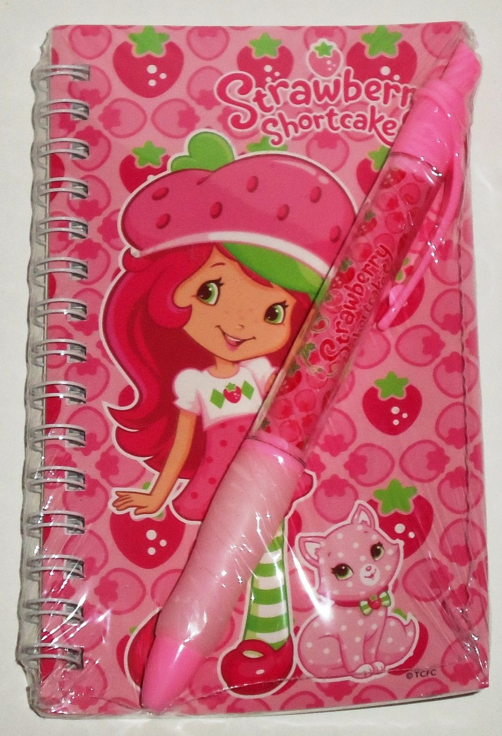 Strawberry Shortcake Spiral Note Pad with Pen American Greetings 2012 ...