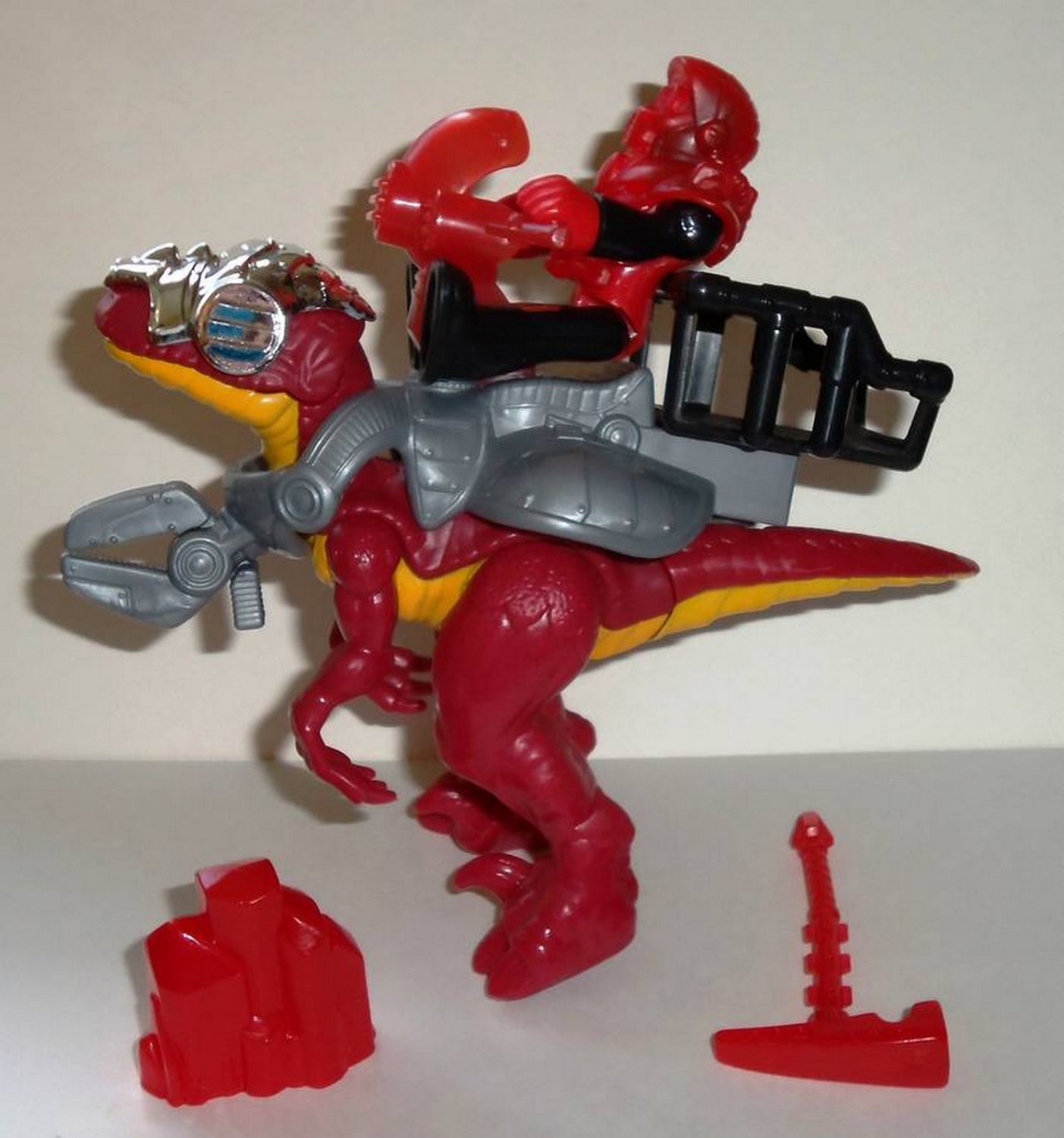 Fisher-Price W3619 Imaginext Raptor Dinosaur & Man Figure Mattel 2011 ...