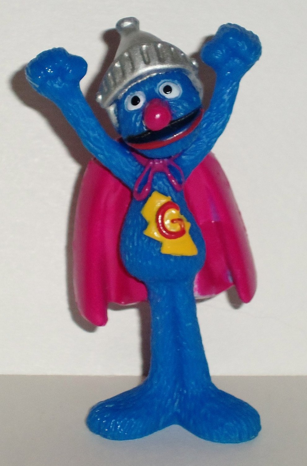 Fisher-Price Sesame Street 40th Anniversary Super Grover PVC Figure ...
