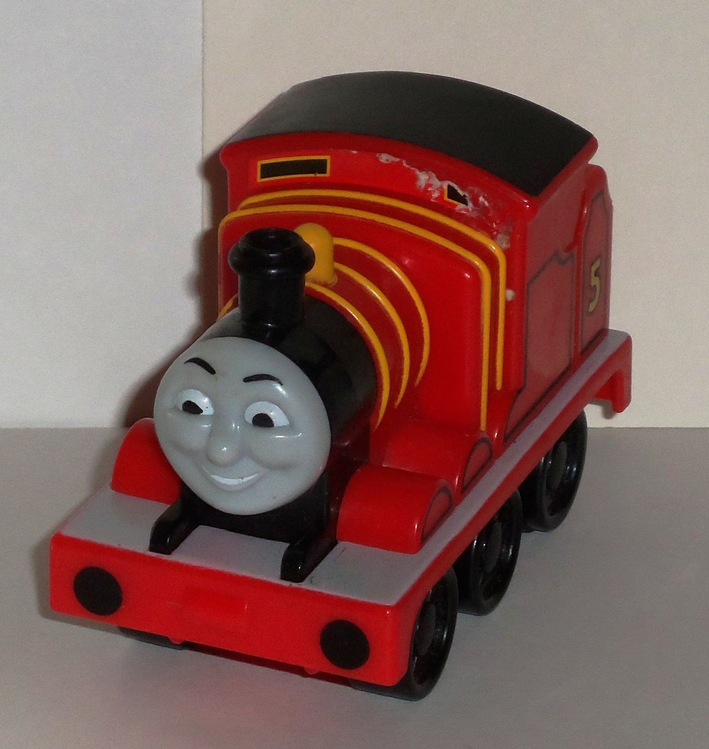 Fisher-Price #R9496 Thomas & Friends Pull Back James Toy Train Engine ...