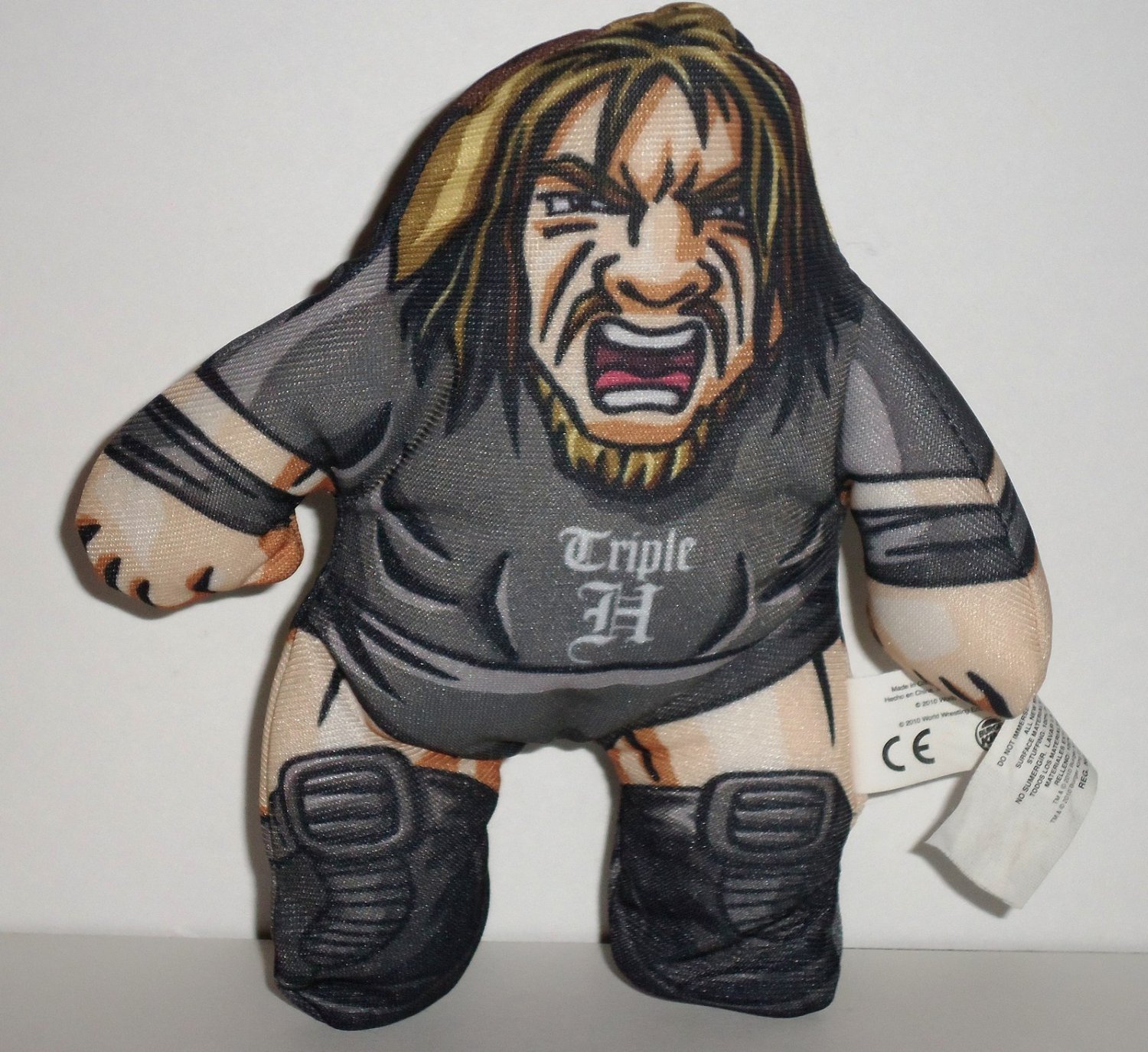 Burger King 2010 WWE Triple H Talking Plush Kids Meal Toy Loose Used
