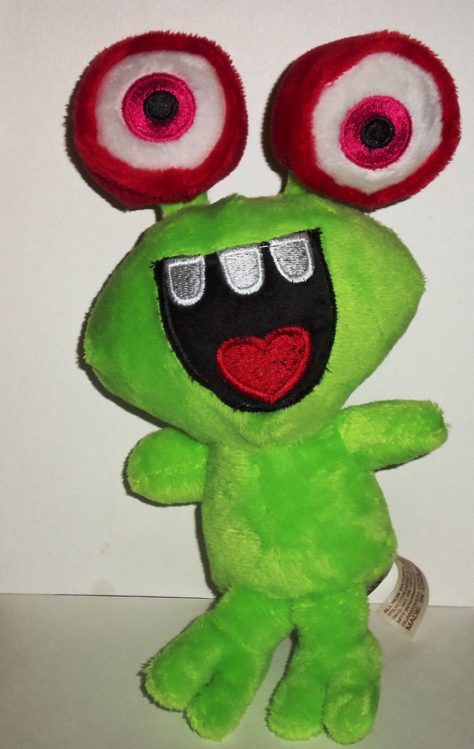 Dan Dee Collector's Choice Green Alien Monster w/ Big Red Eyes Stuffed ...