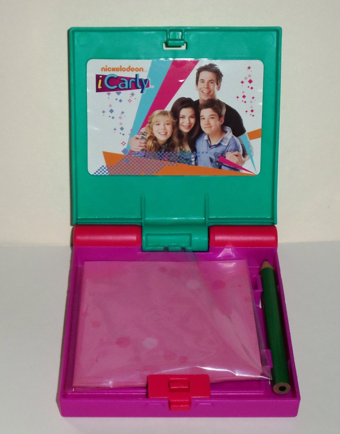 McDonald's 2010 iCarly Laptop Happy Meal Toy Loose Used