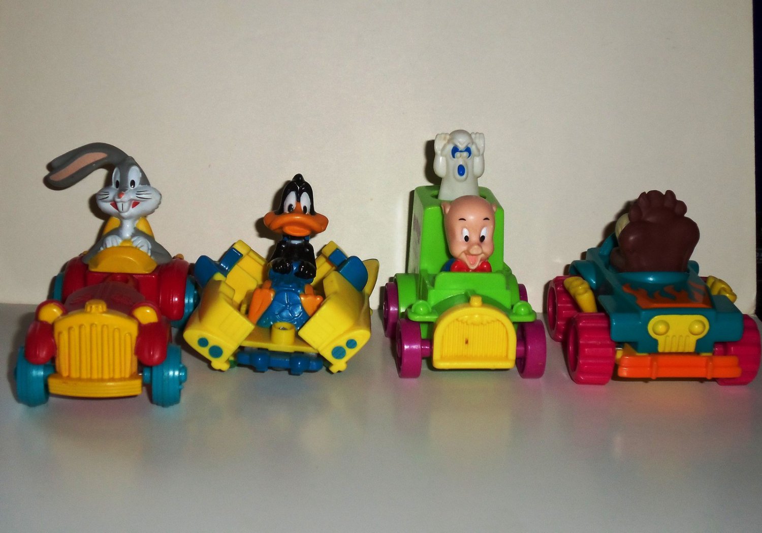 McDonald's 1993 Looney Tunes Quack Up Cars Happy Meal Toy Set of 4 ...