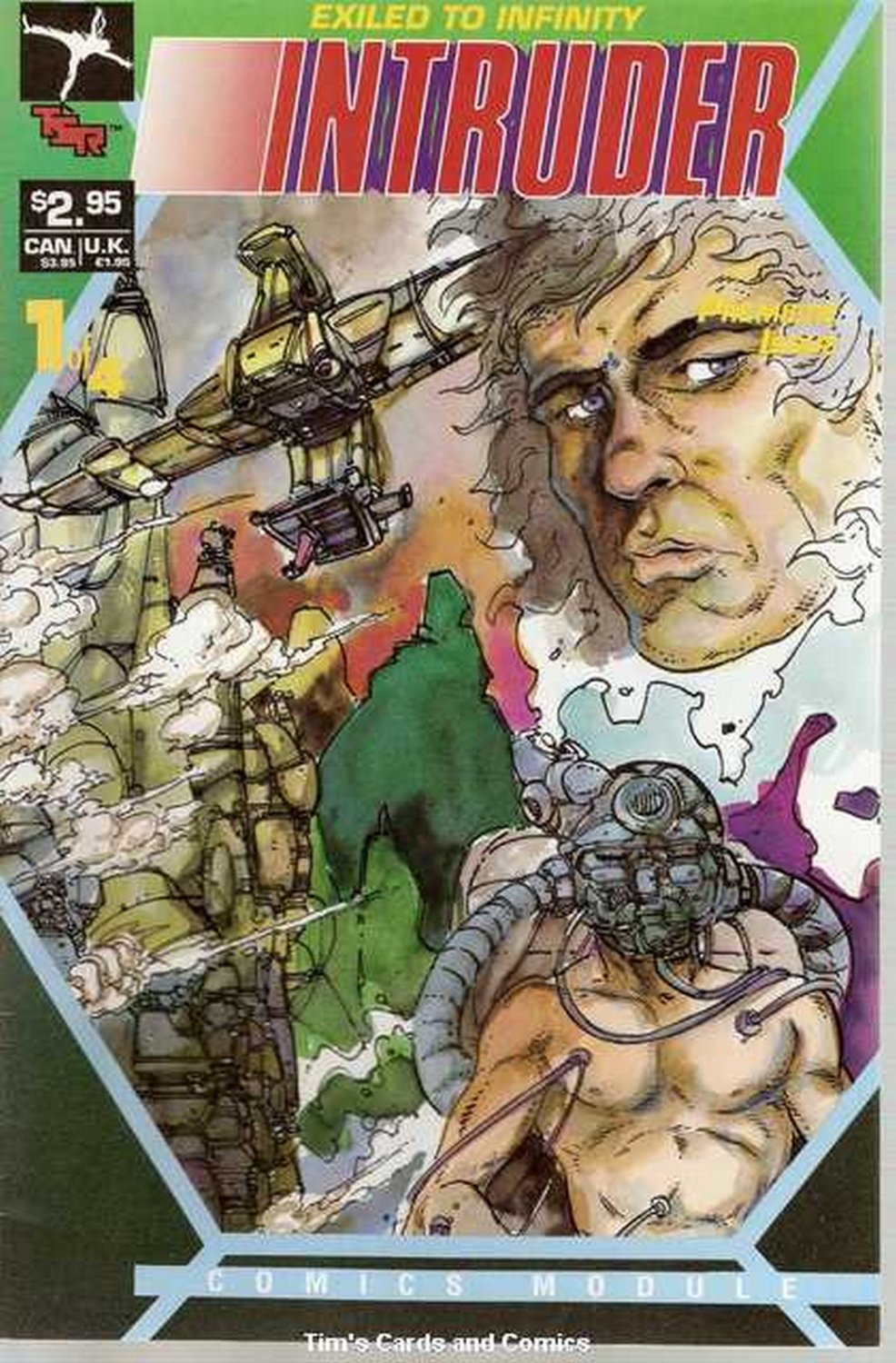 Intruder #1 TSR Comics 1990 VG