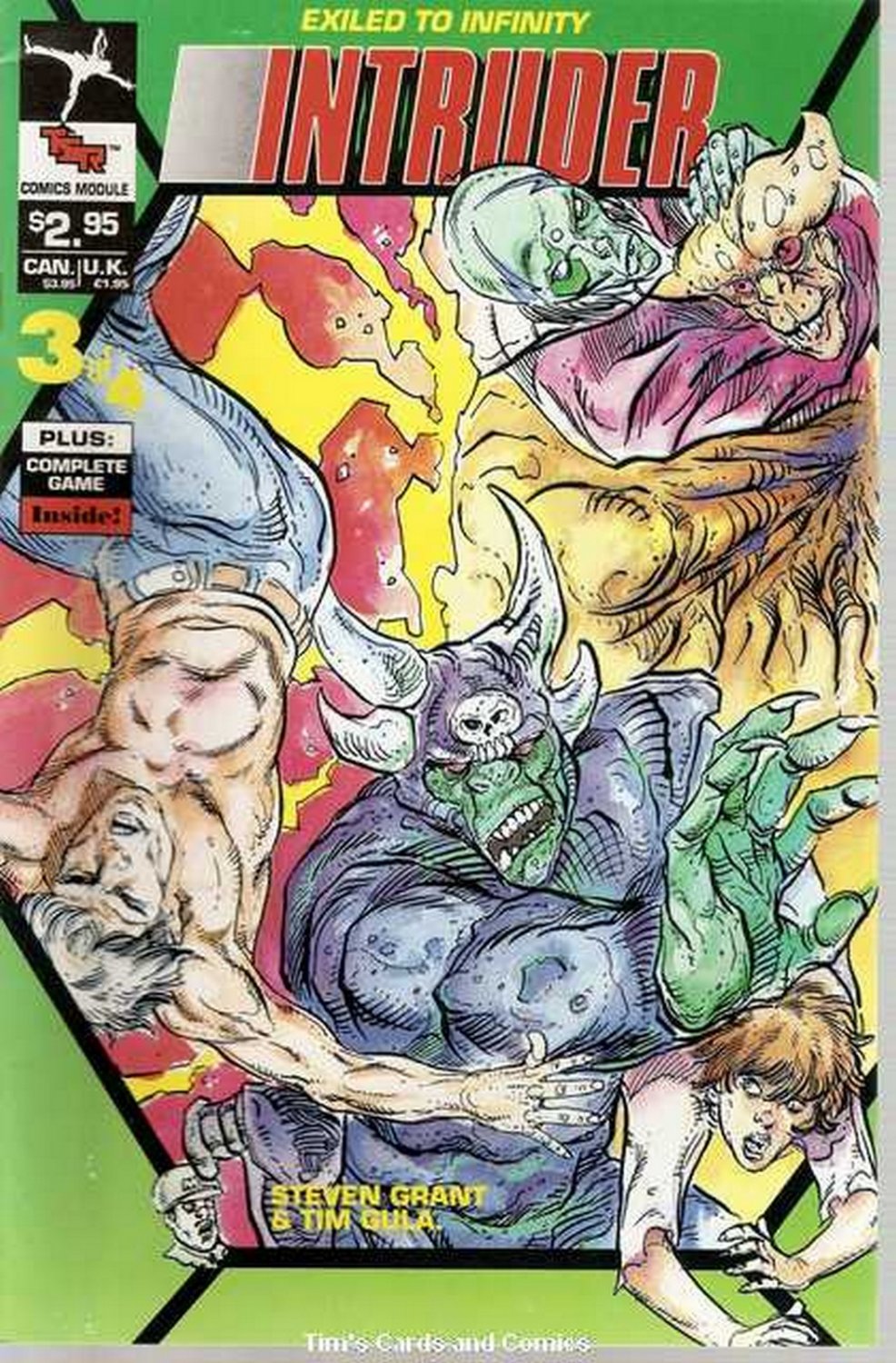 Intruder #3 TSR Comics 1990 VG