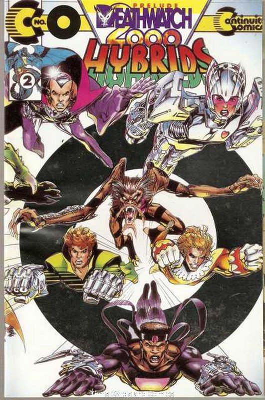 Hybrids Deathwatch 2000 #0 Silver Foil Cover Continuity Comics April ...