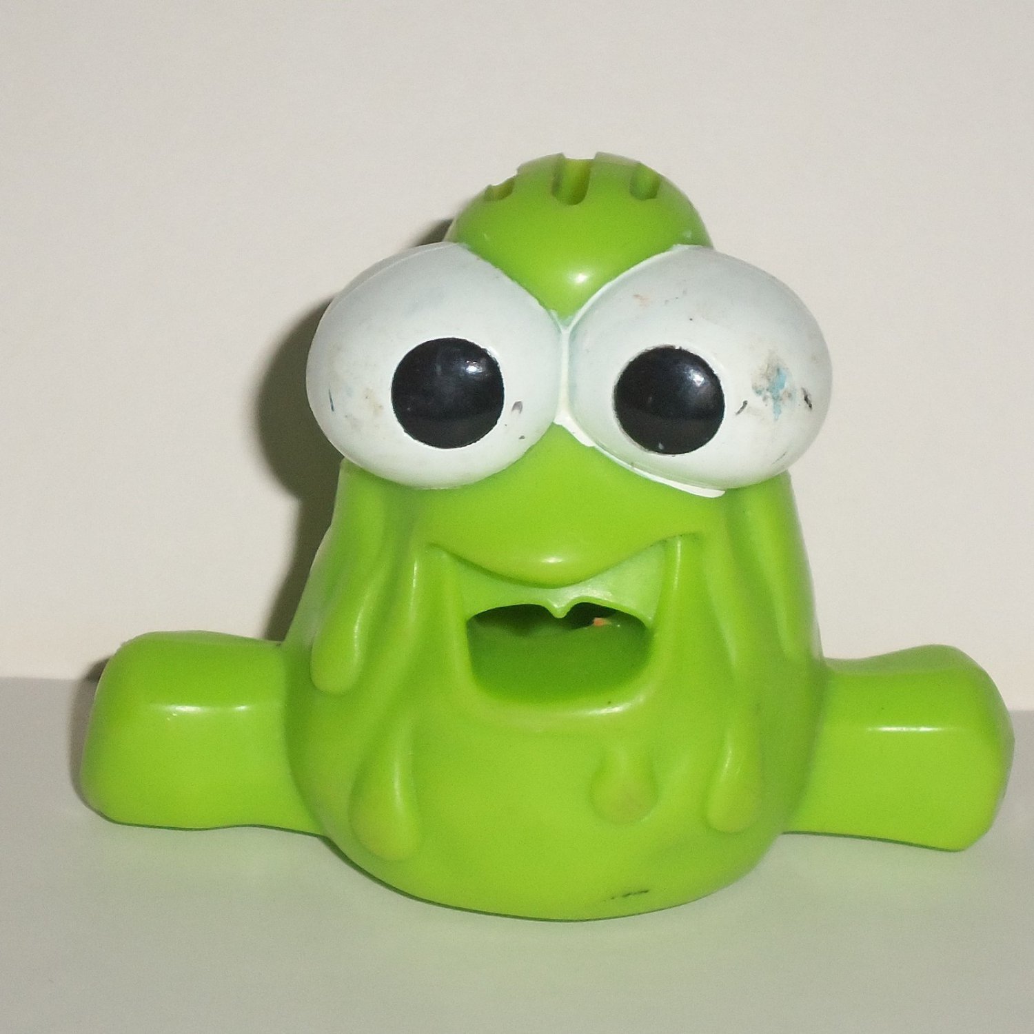 Green Slime Monster Hard Rubber or Vinyl Figure Toy Loose Used