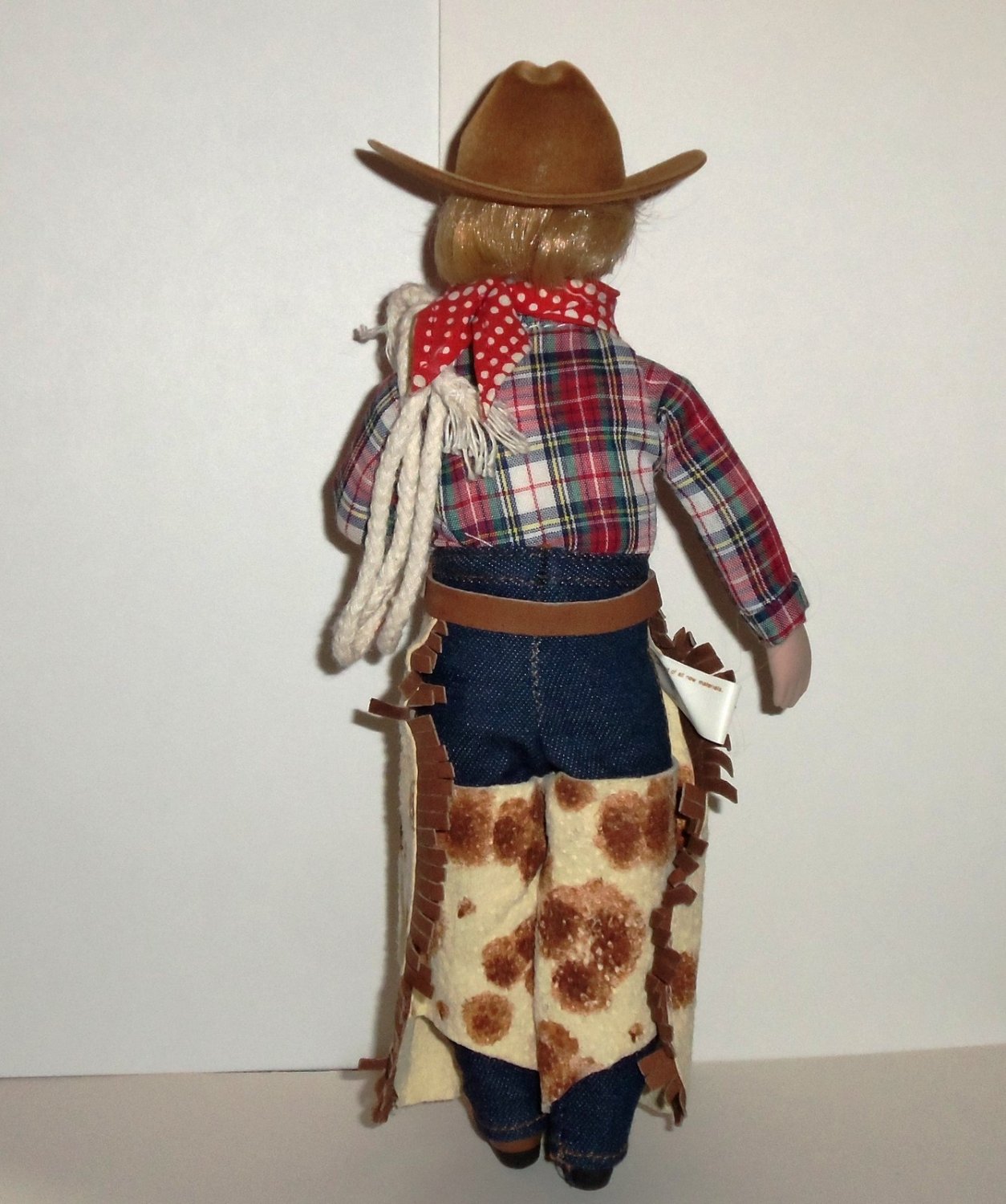 Avon 1993 Childhood Dream Howdy Partner Cowboy Porcelain Doll Loose Used