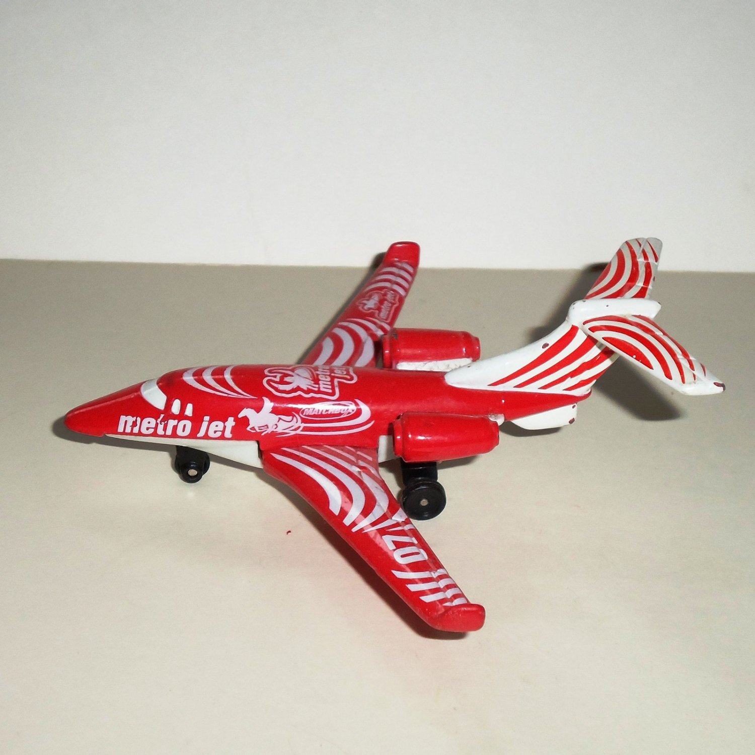 Matchbox Sky Busters 2002 Business Jet Red White Diecast Airplane Loose ...