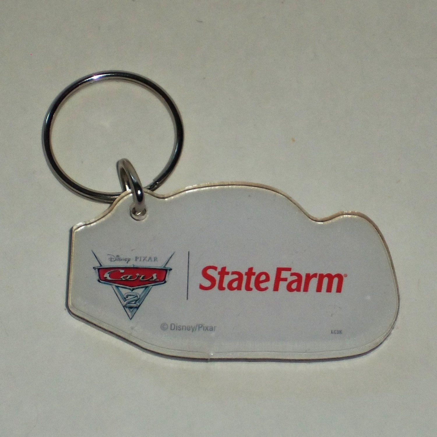 Disney Pixar Cars State Farm Insurance Holley Shiftwell Keychain Loose Used