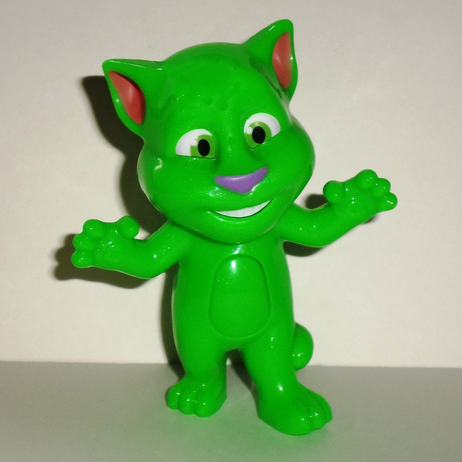 McDonald's 2016 Talking Tom Action Green Happy Meal Toy Loose Used