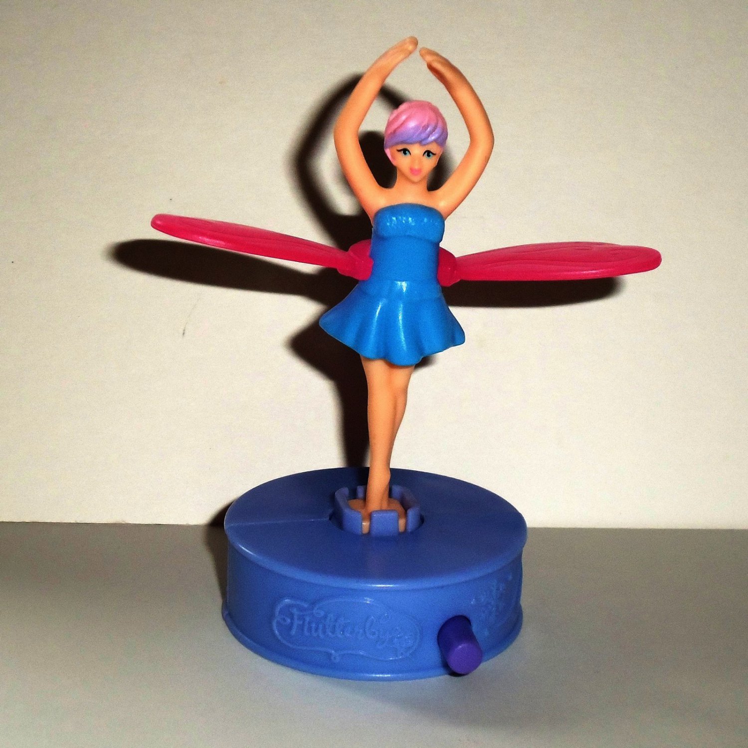 McDonald's 2014 Flutterbye Fairy Push Along Figure w/ Twirler Base ...