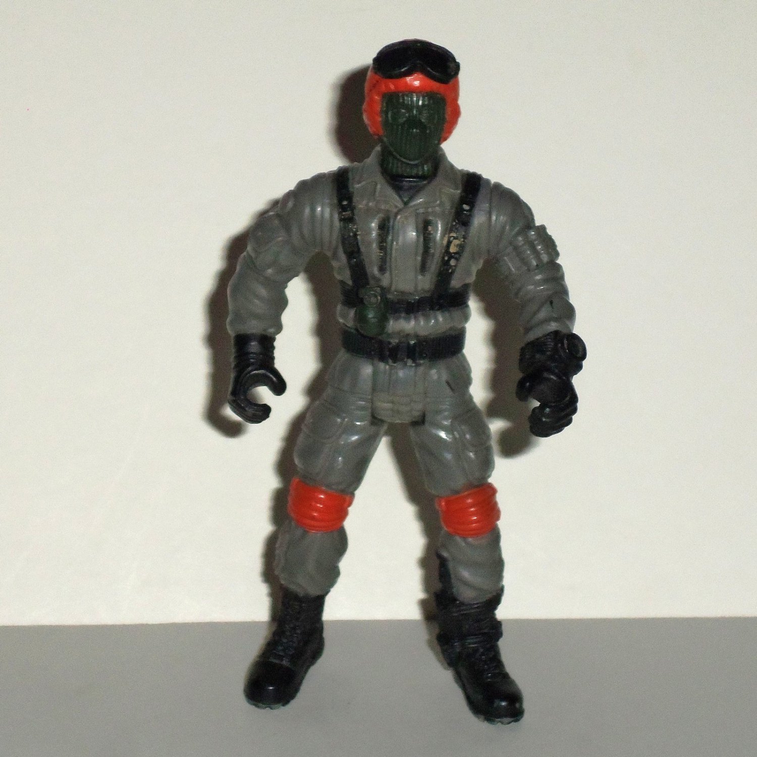Chap Mei Soldier Force Pilot w/ Mask & Orange Gray Outfit Action Figure ...