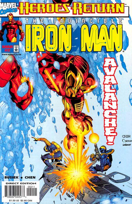 Iron Man (1998 series) #2 Regular Cover Marvel Comics March 1998 Fine