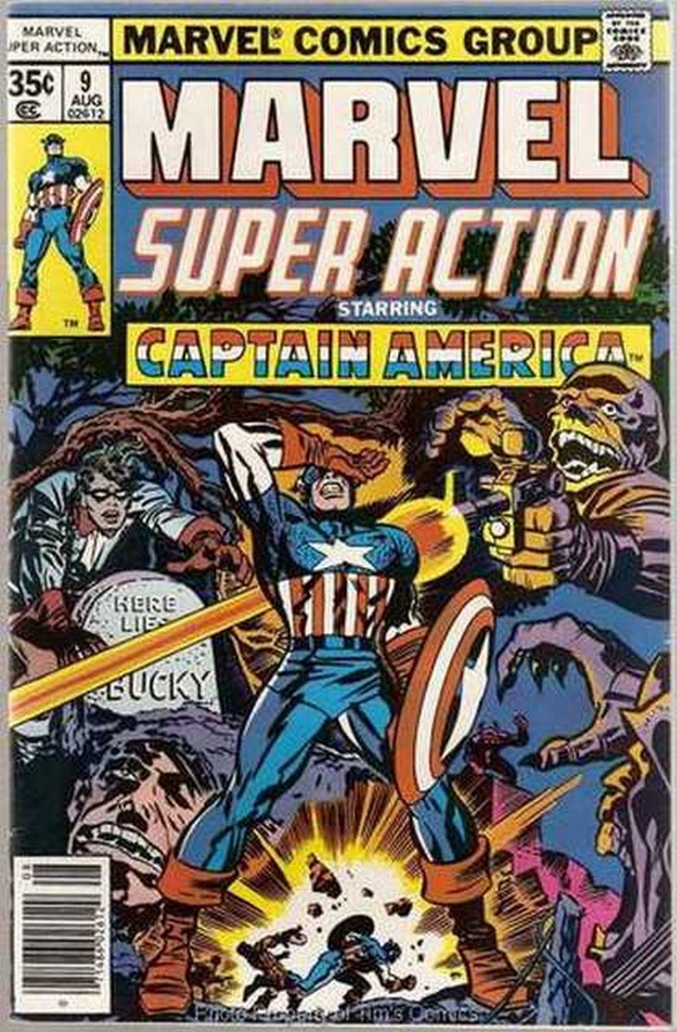 Marvel Super Action (1977 series) #9 Captain America Marvel Comics Aug ...