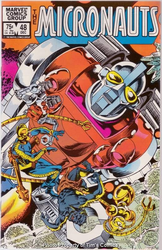 Micronauts (1979 series) #48 Marvel Comics Dec 1982 FN/VF
